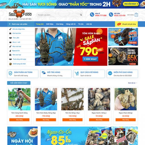 Sưu tập những mẫu thiết kế website bán hàng online đẹp